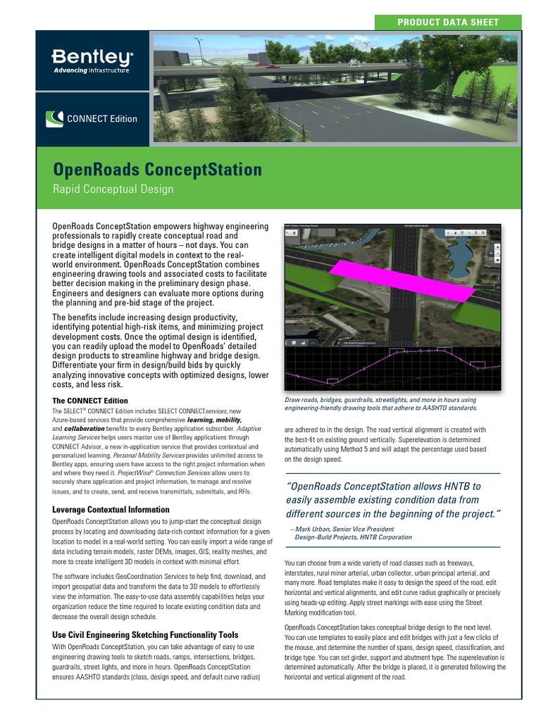 Openroads | PDF | Geographic Information System | 3 D Modeling