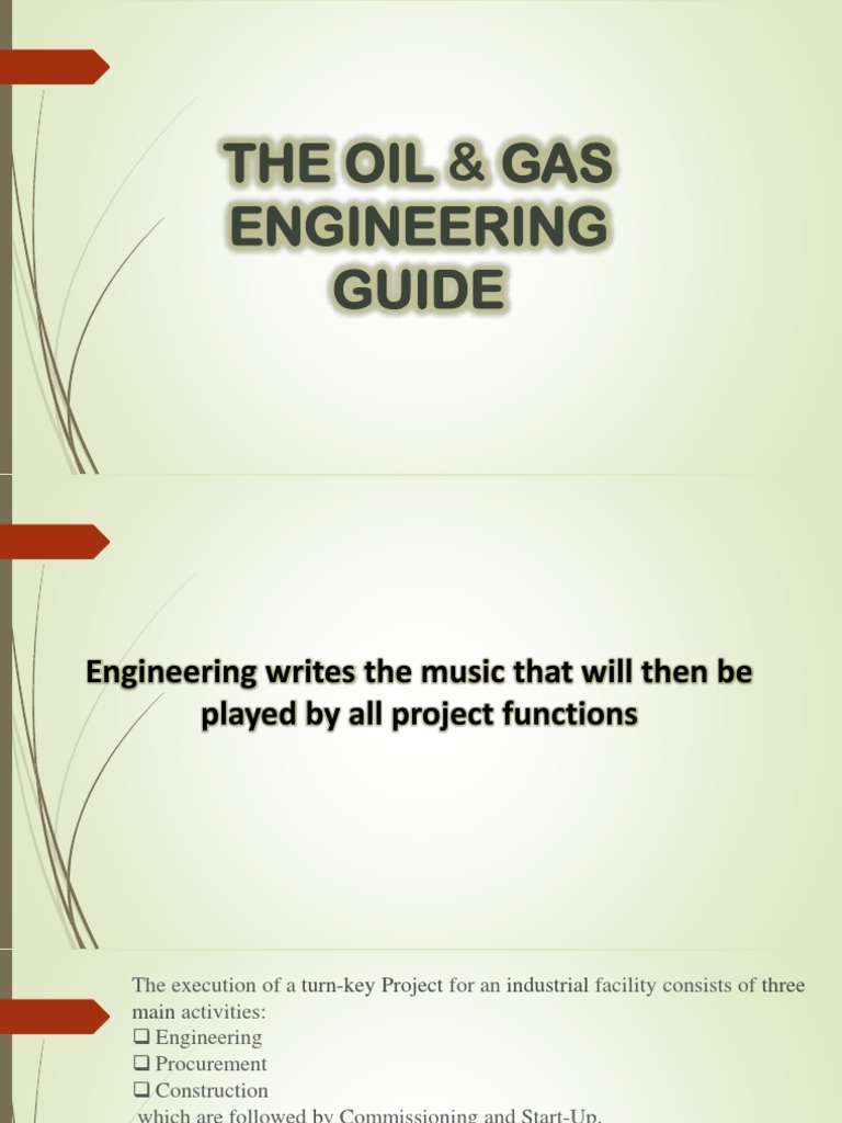 Oil & Gas Engineering Guide Overview | PDF | Specification (Technical ...