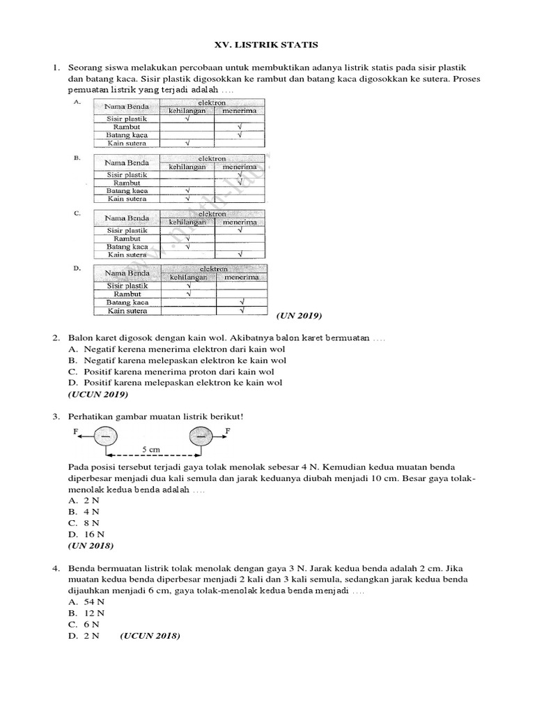 Listrik Statis | PDF