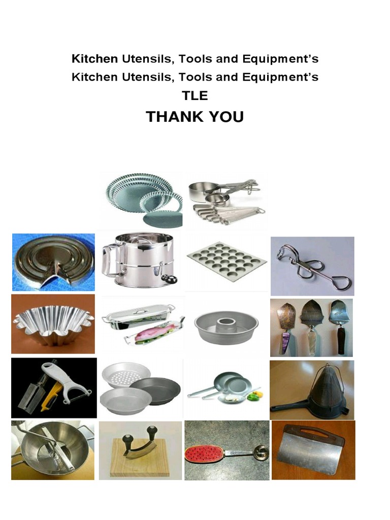 Thank You: Kitchen Utensils, Tools and Equipment's Kitchen Utensils ...