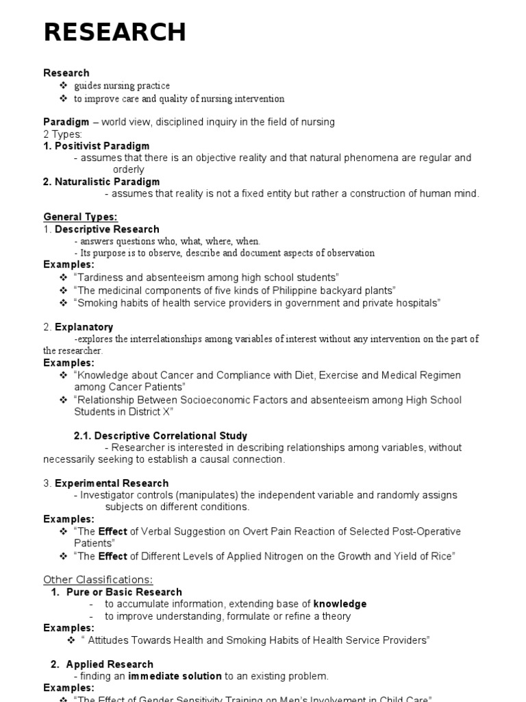 Research Bullets | Download Free PDF | Validity (Statistics ...