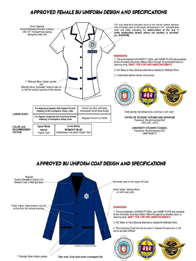 Bicol University Uniform | PDF