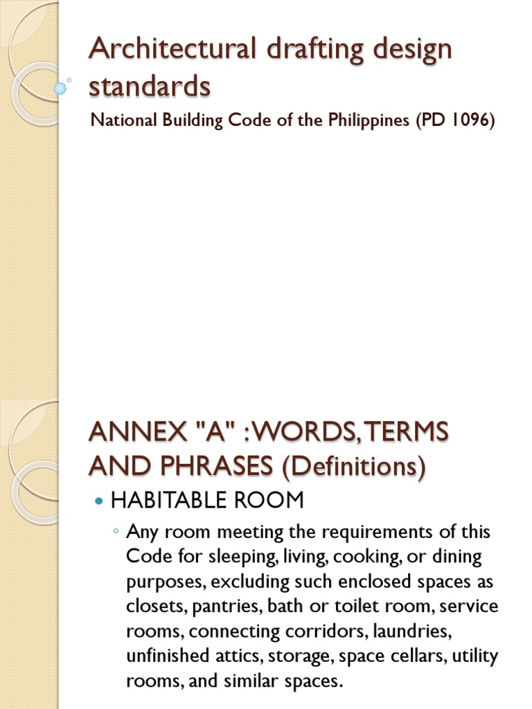 Architectural Drafting Design Standards | Download Free PDF | Wall | Stairs