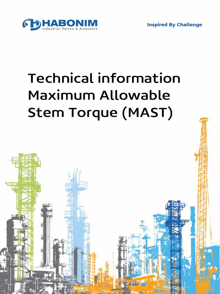 Technical Information Maximum Allowable Stem Torque (MAST) : Inspired ...