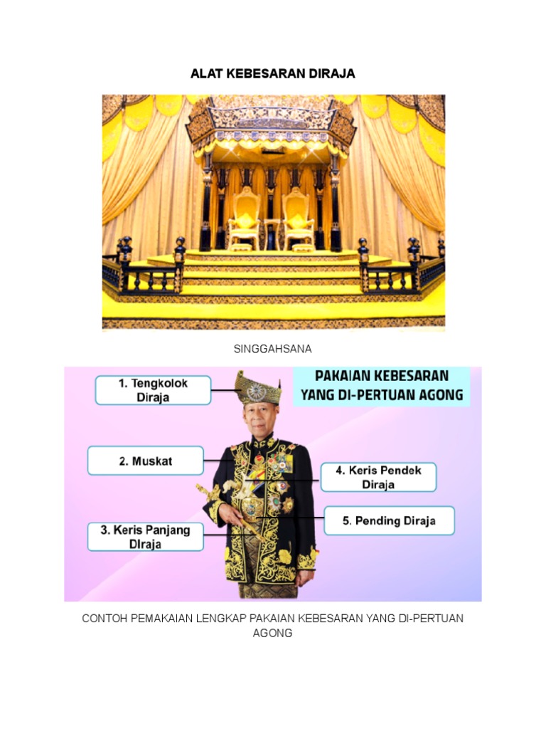 Alat Kebesaran Diraja | PDF