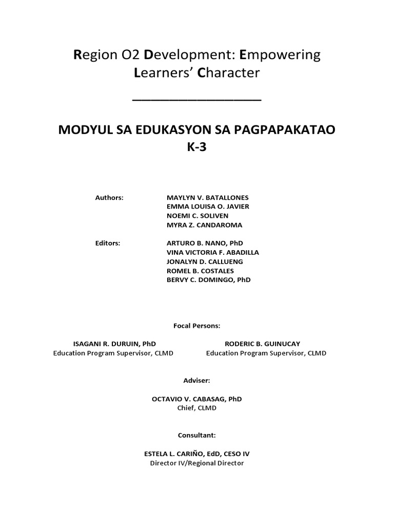 Estela L. Cariño: Regional Education Leadership | PDF