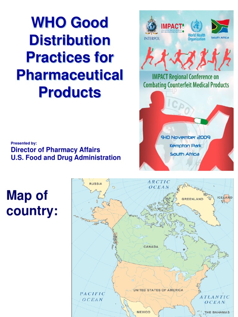 WHO Good Distribution Practices For Pharmaceutical Products | Download ...