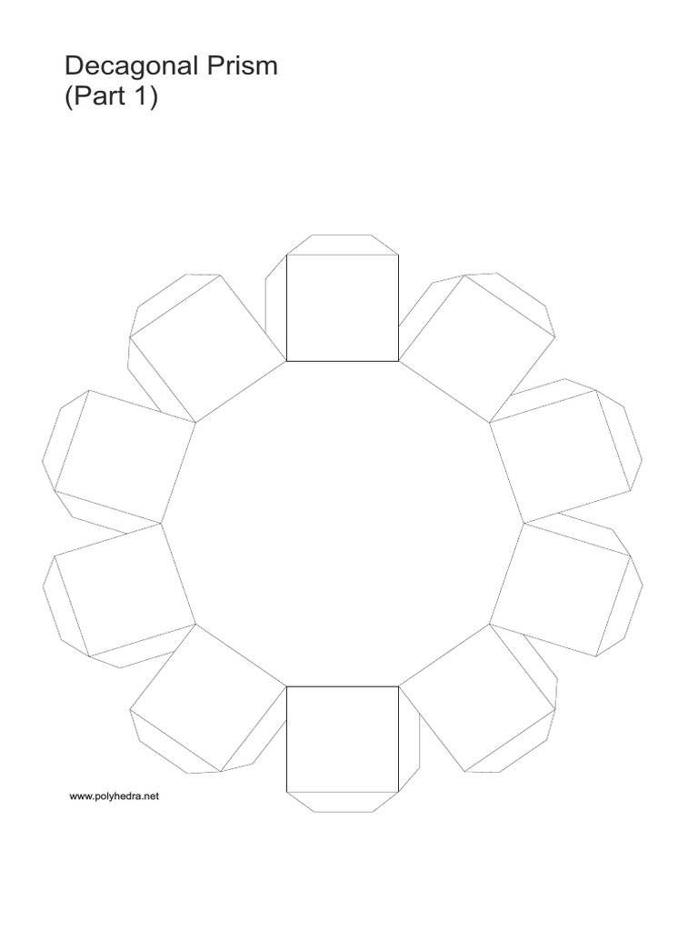 Decagonal Prism Overview and Properties | PDF