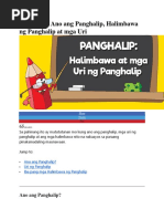 Pangangalang Tahas, Basal, Lansakan | PDF