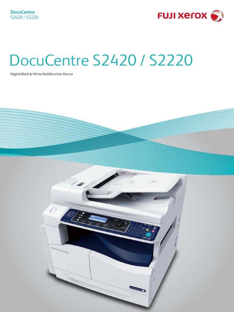 DC S2420 S2220 | PDF | Image Scanner | Fax