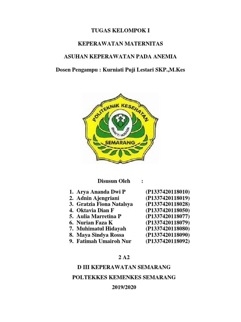 Asuhan Keperawatan Anemia NANDA-NOC-NIC | PDF
