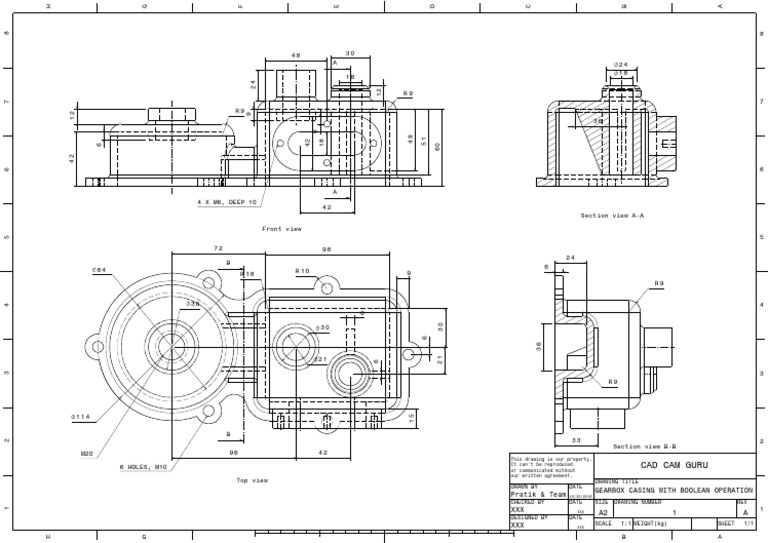Gearbox Casing PDF | PDF