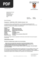 UNSW Letter ID3308016 K2C 20090701 163501 | PDF | University And ...