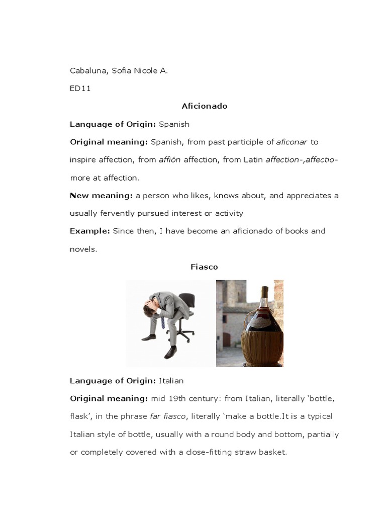 Language Origins and Meanings Explained | PDF