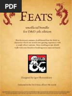 Comprehensive D&D 5E Feats List | PDF | Elf (Dungeons & Dragons ...