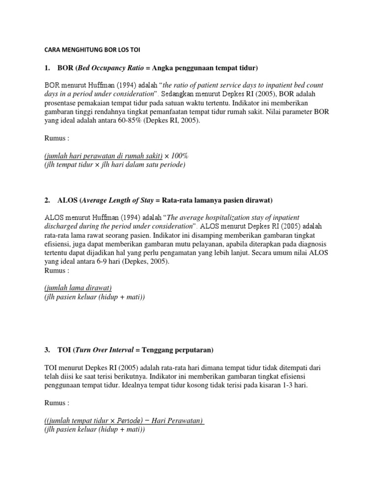 Cara Menghitung Bor Los Toi | PDF
