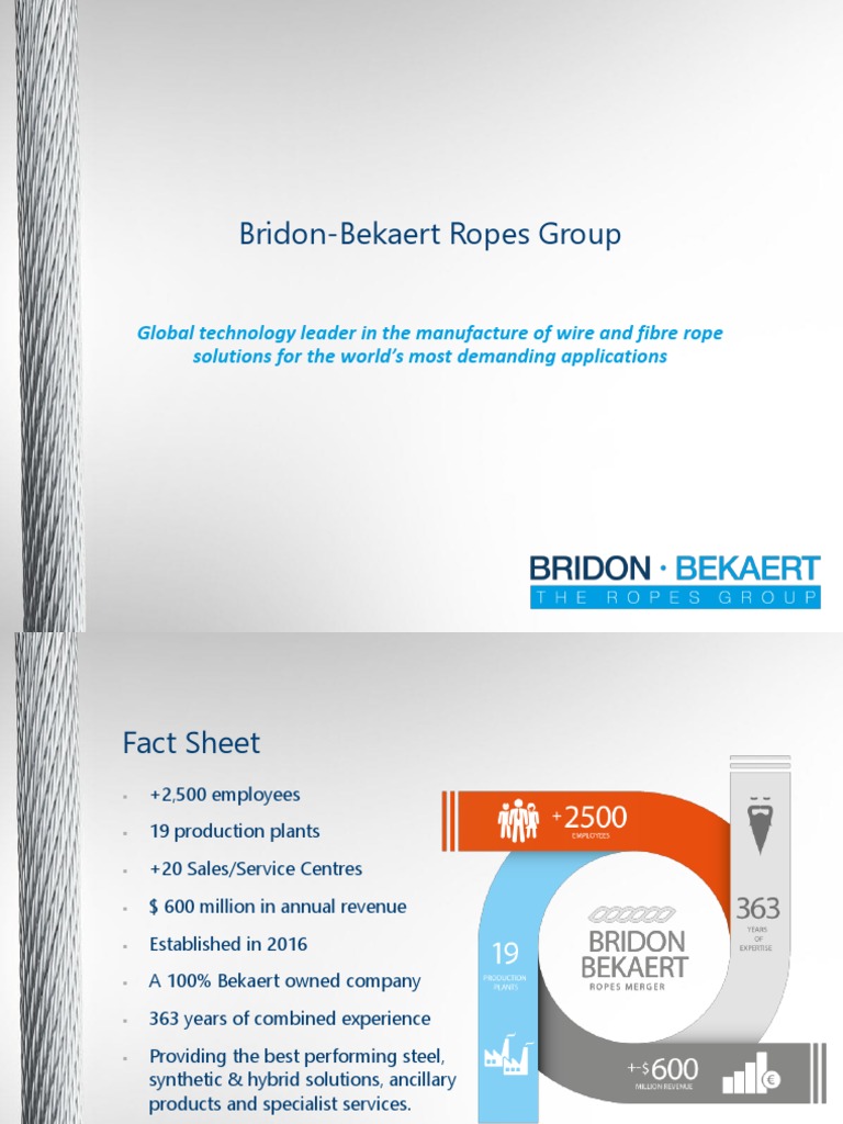 Bridon-Bekaert Ropes Group | PDF | Rope | Innovation
