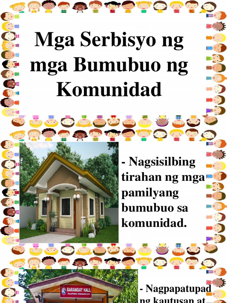 Mga Serbisyong Bumubuo sa Komunidad