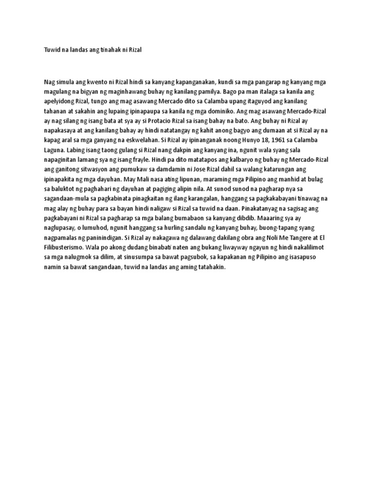 Tuwid Na Landas | PDF