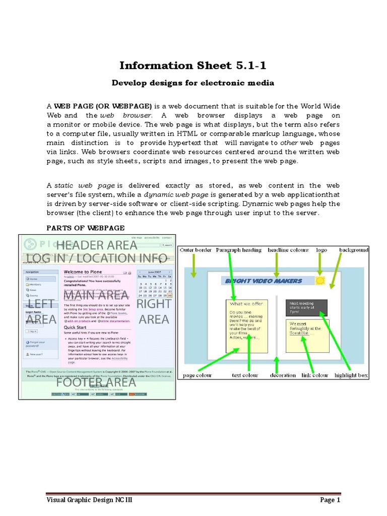 Info Sheet Electronic-Media | PDF | Web Page | Graphics Software