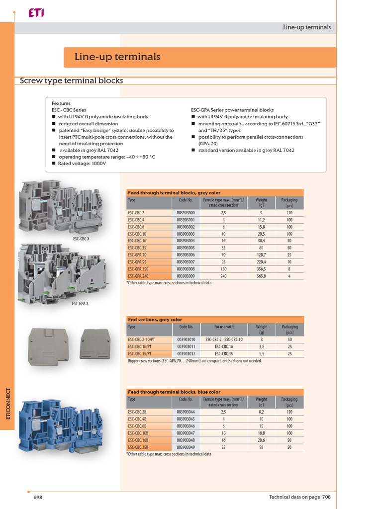 Line Up Terminal | PDF | Fuse (Electrical) | Electrical Conductor
