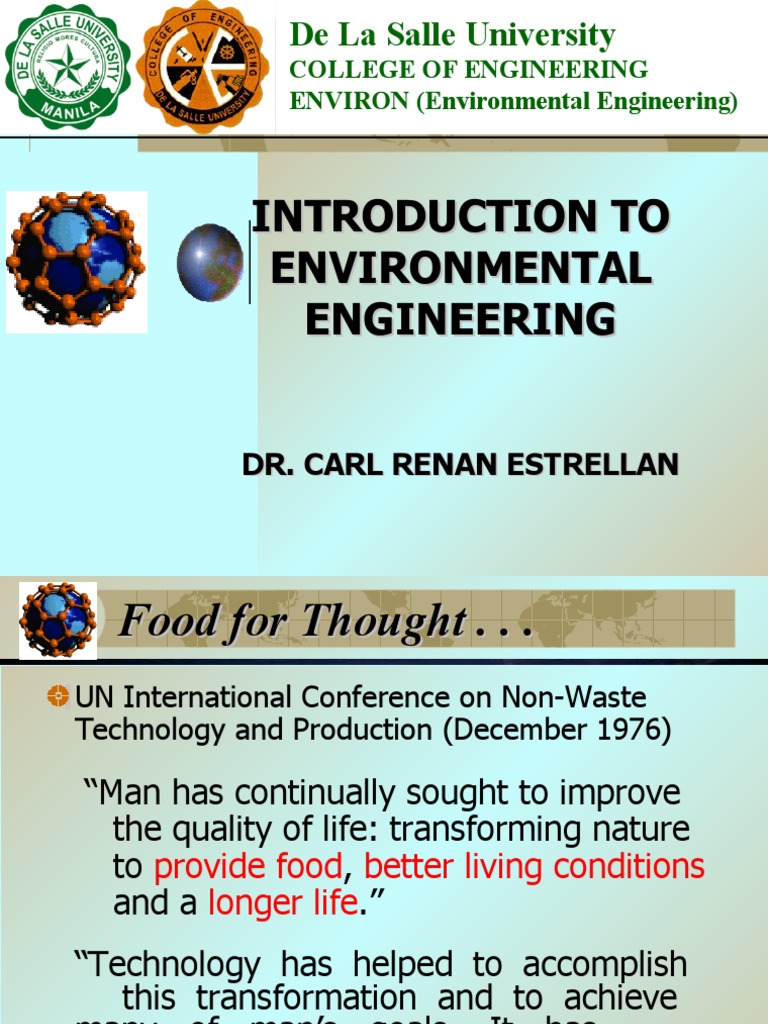 Intro To Envi Eng | PDF