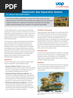 Uop Separex Membrane Systems Brochure | PDF | Natural Gas | Biogas