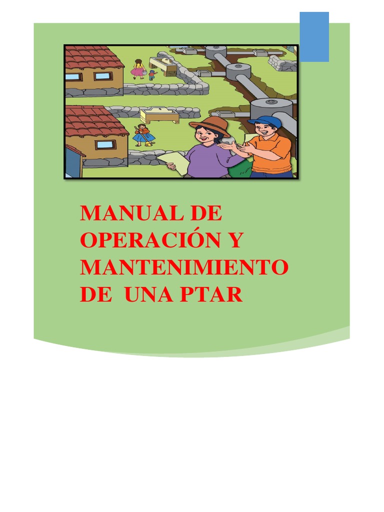 Manual de O&M-PTAR-g | PDF | Aguas residuales | Tanques
