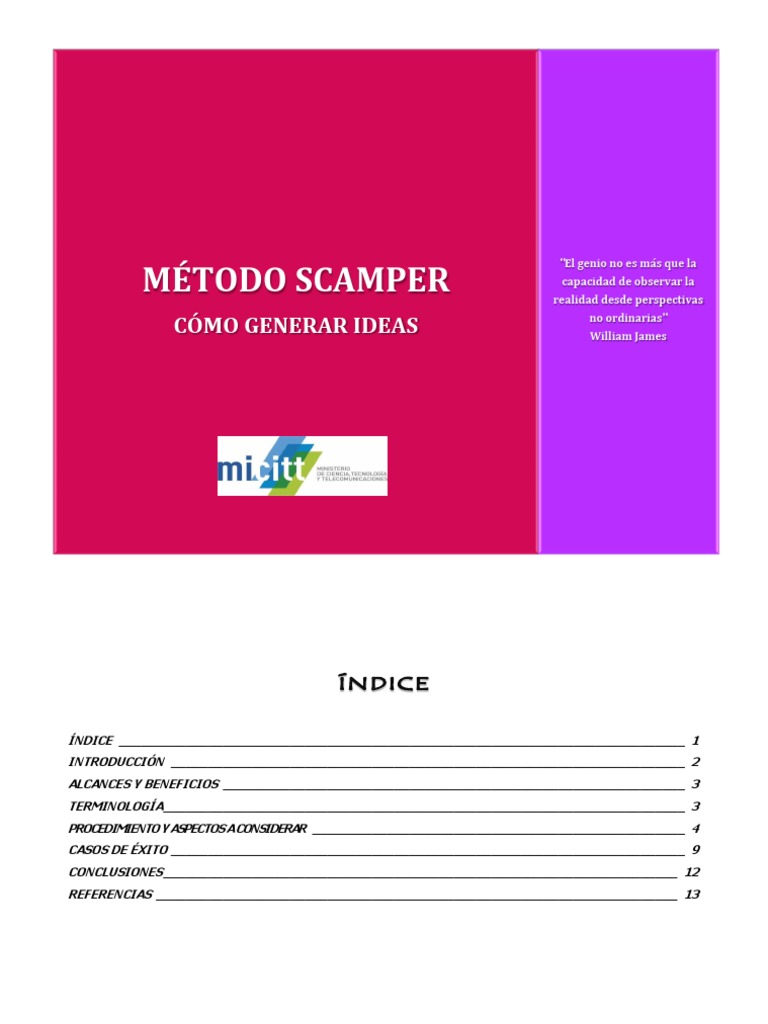 Scamper PDF | PDF | Business