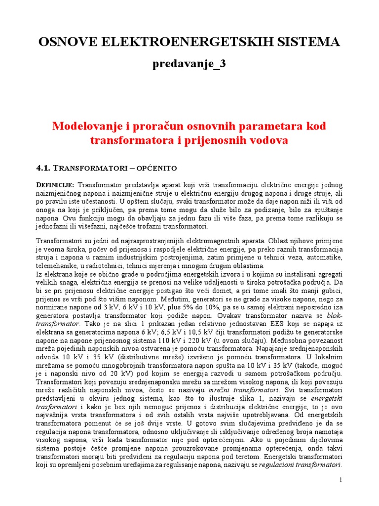 Transformatori | PDF