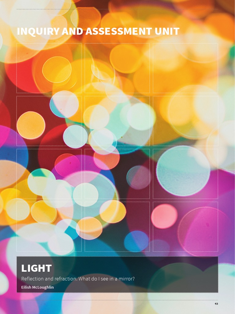 Inquiry and Assessment Unit: Reflection and Refraction. What Do I See ...