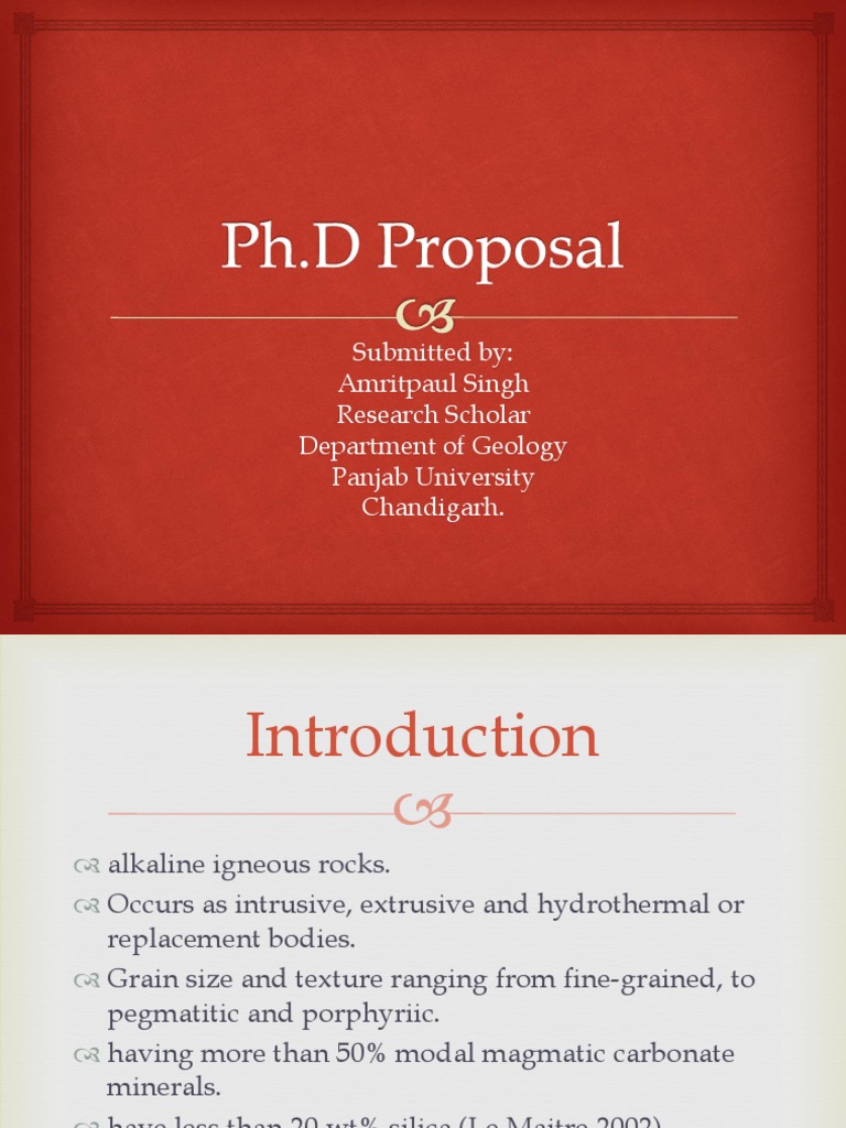 Submitted By: Amritpaul Singh Research Scholar Department of Geology ...