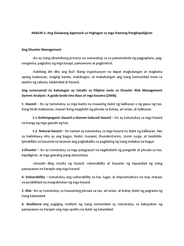 Arpan 10 Unit 1 Aralin 2 | PDF