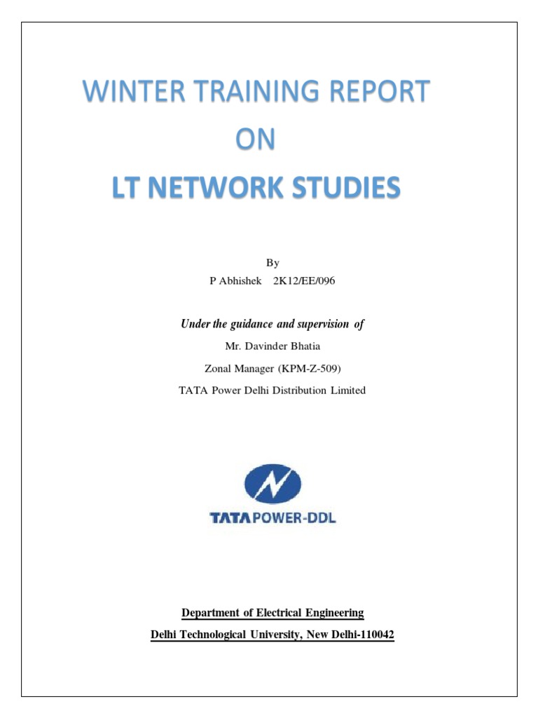 TPDDL Report PDF | PDF | Smart Grid | Electric Power Distribution