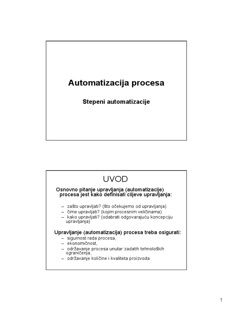 Automatizacija Procesa | PDF