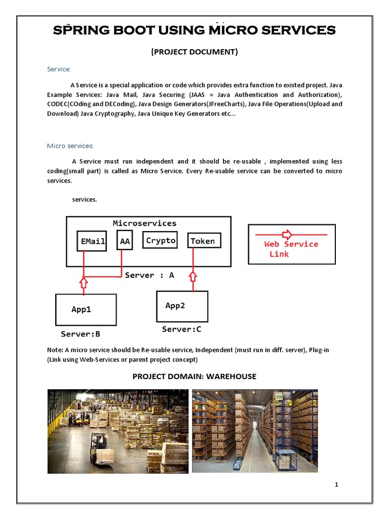 Spring Boot Using Micro Services in Real - Time | PDF | Warehouse ...