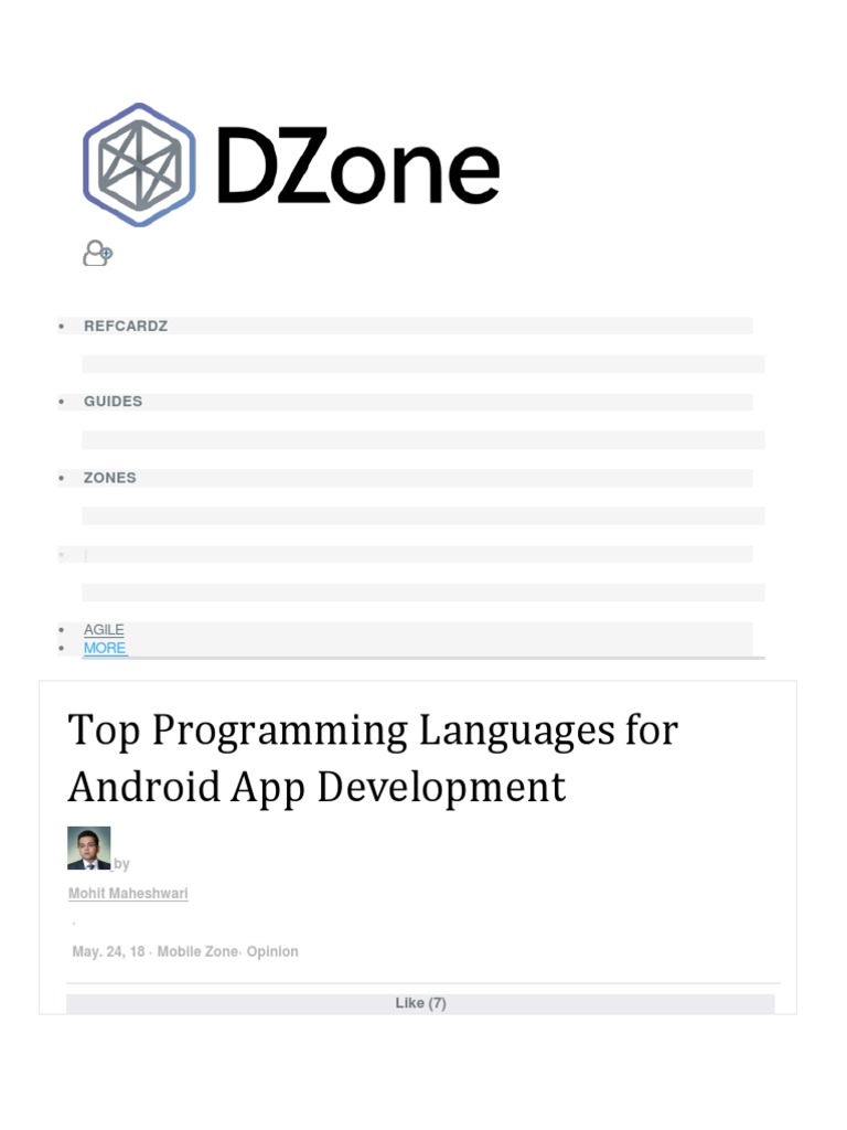 Top Android Programming Languages | PDF | Java (Programming Language ...