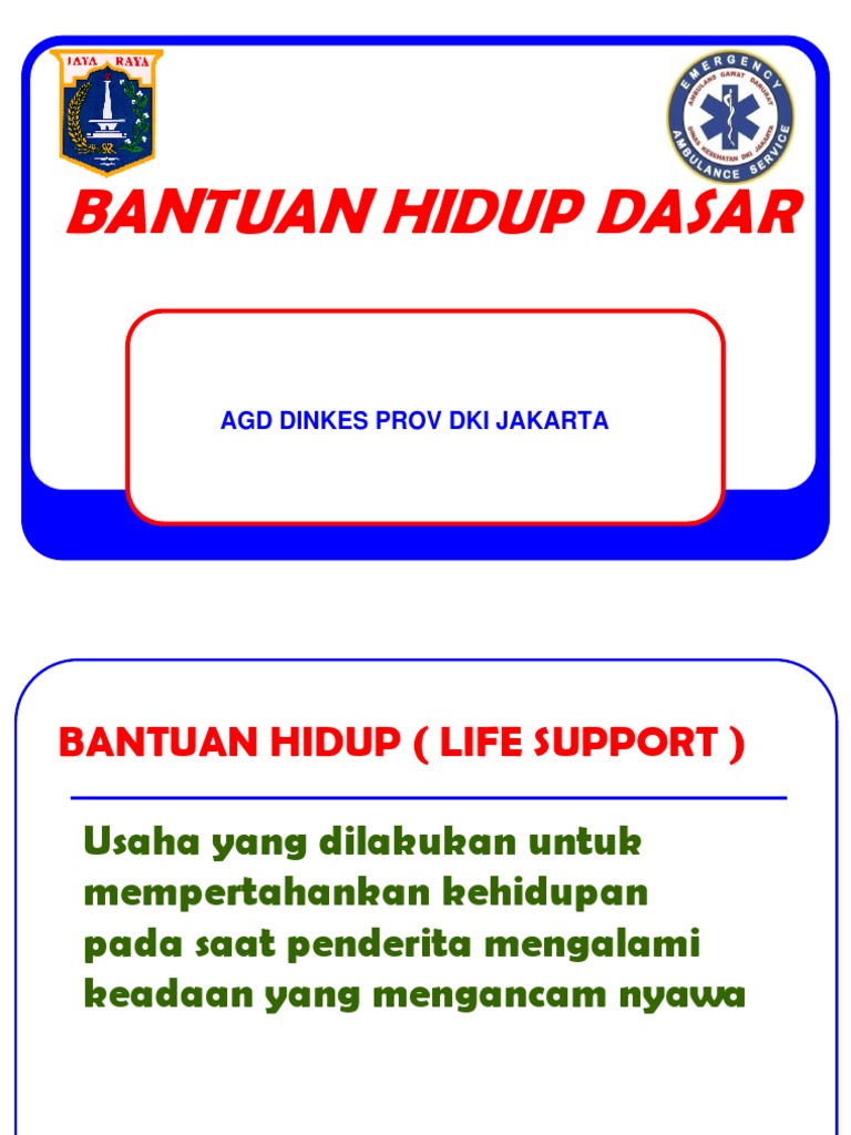 Panduan Bantuan Hidup Dasar (BHD) | PDF