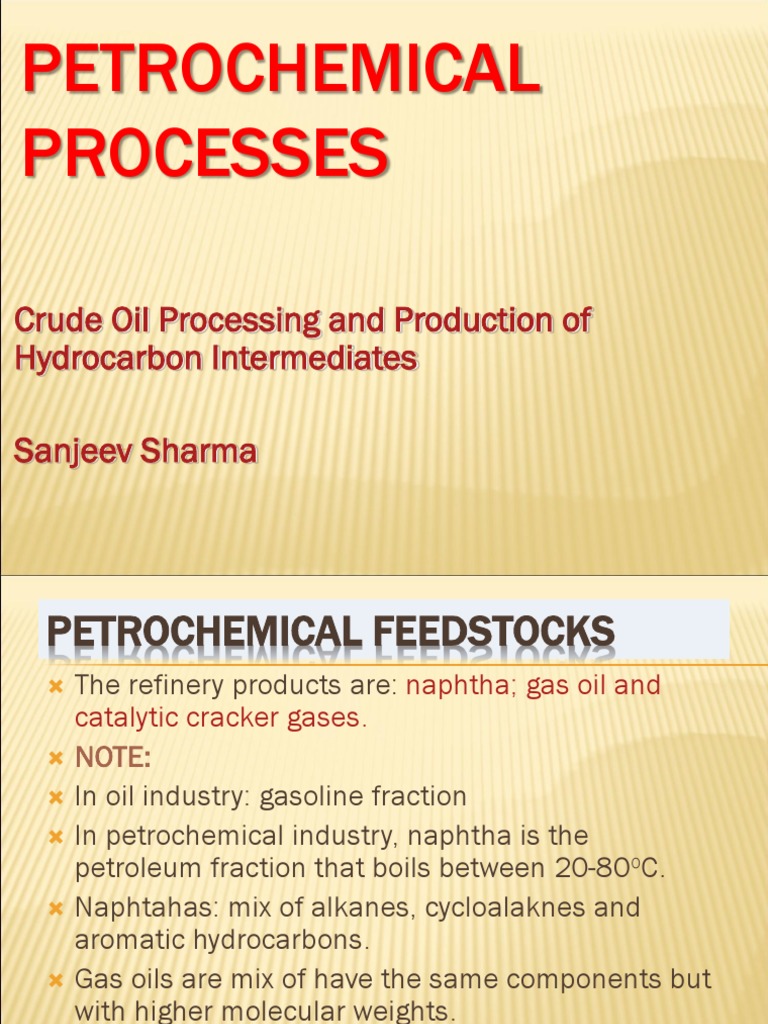 Petrochemical Process | PDF | Cracking (Chemistry) | Petrochemical