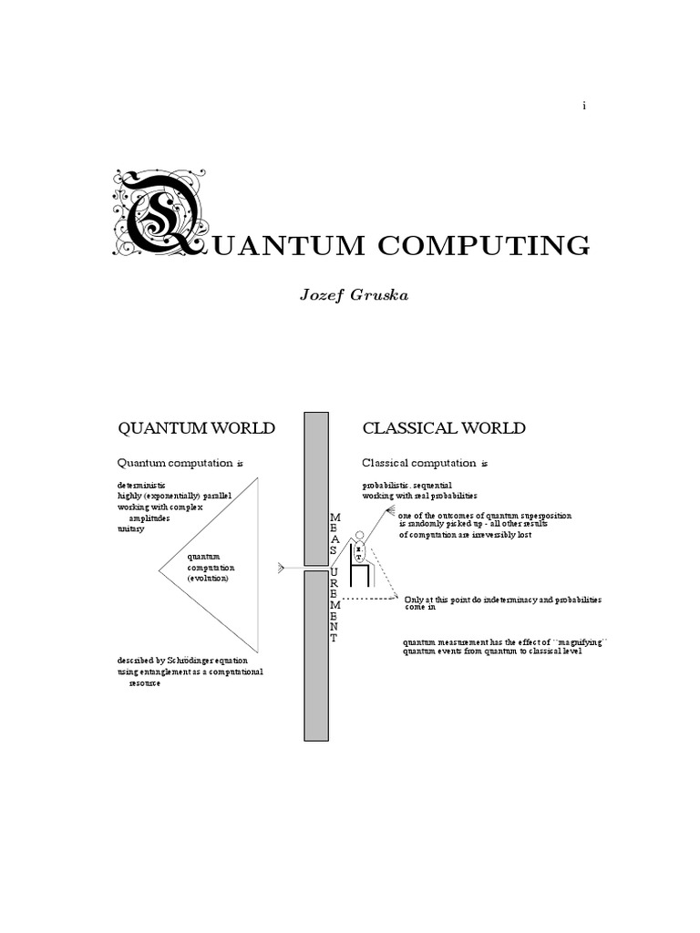 Gruska QC PDF | PDF | Quantum Computing | Quantum Mechanics