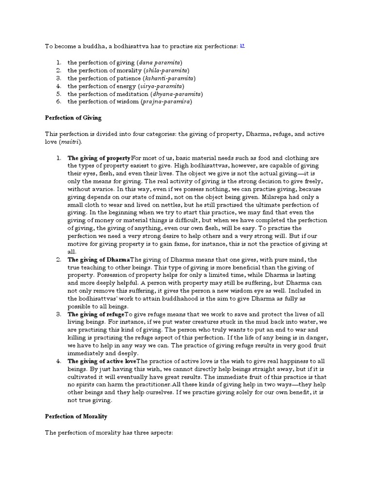 6 Perfections | PDF | Śūnyatā | Tibetan Buddhism
