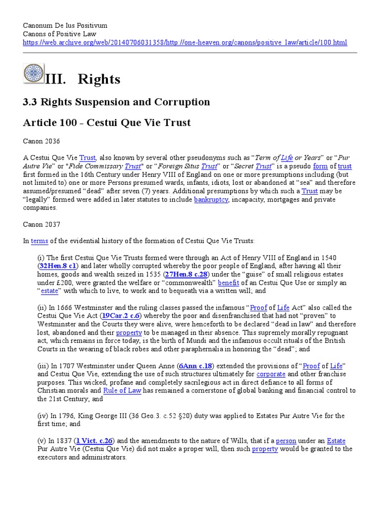 Canon 2057 PDF | PDF | Trust Law | Title (Property)