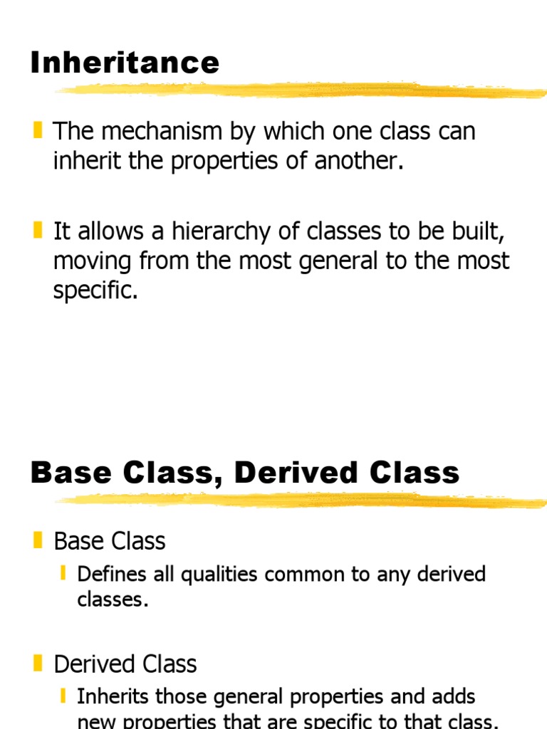 Inheritance Pdf Class Computer Programming Inheritance Object Oriented Programming 9149