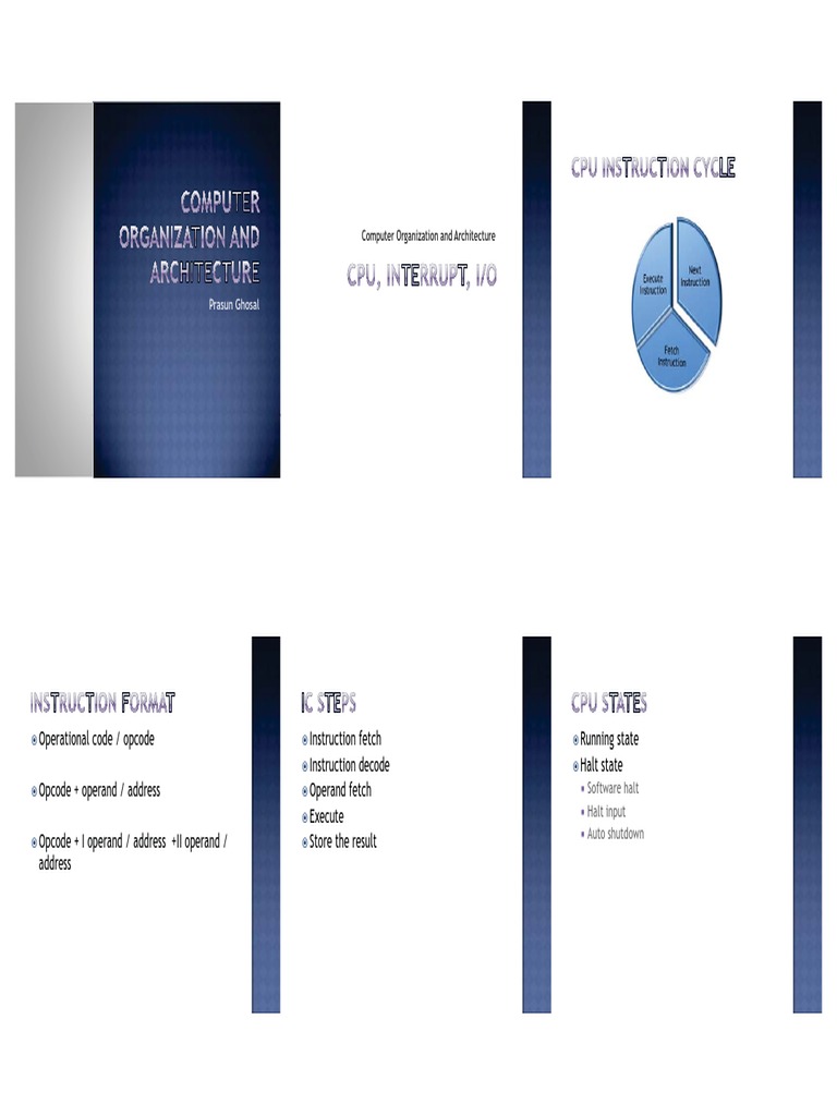 Cpu Interrupt | PDF | Central Processing Unit | Input/Output