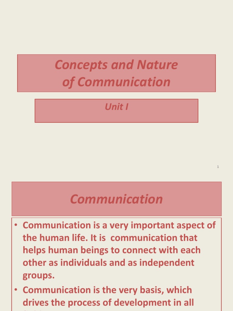 Business Communication Unit 1 | PDF | Nonverbal Communication | Goal