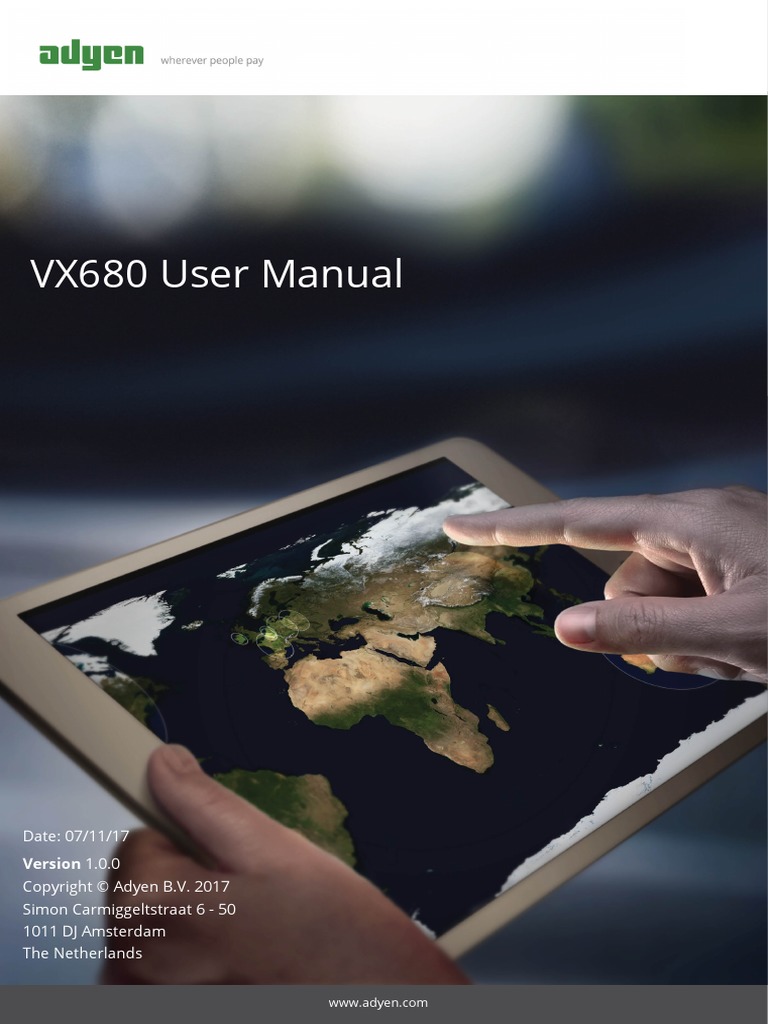 VX680 User Manual-V4-20171107 - 1539 | PDF | Emv | Point Of Sale