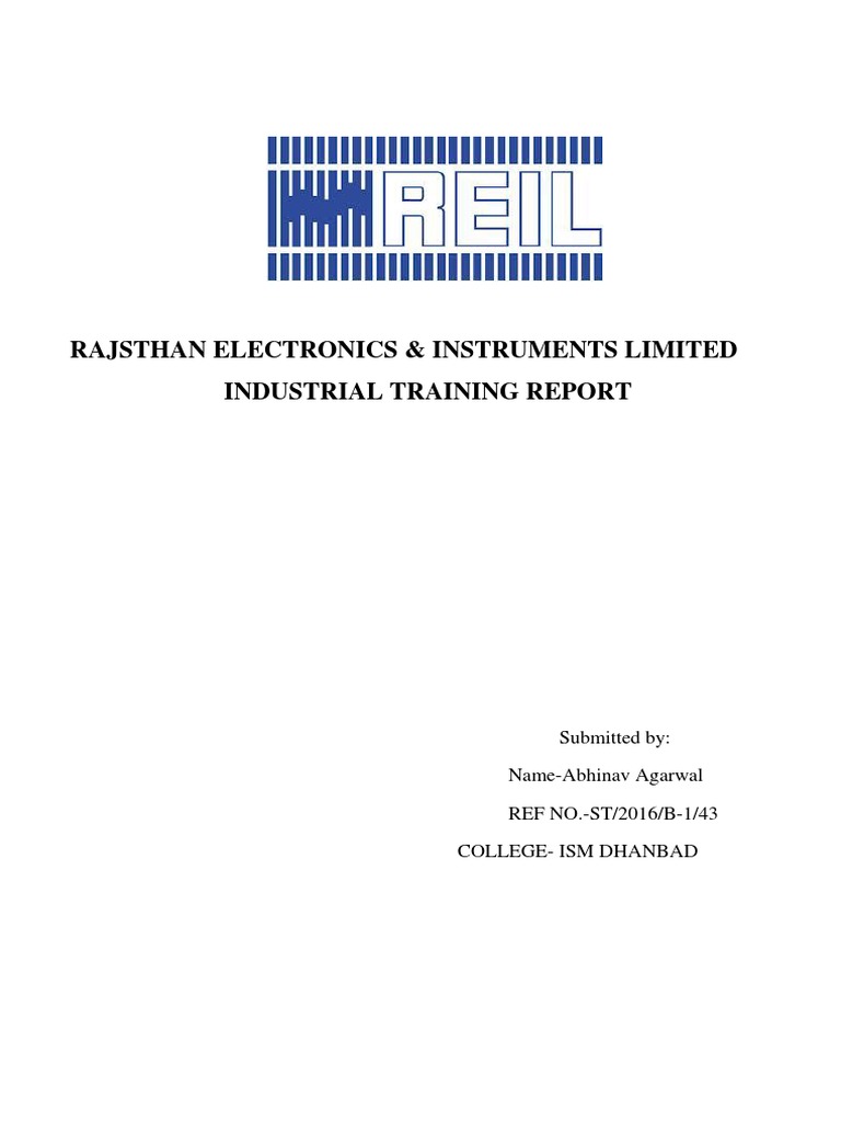 Reil Training Report | PDF | P–N Junction | Photovoltaic System
