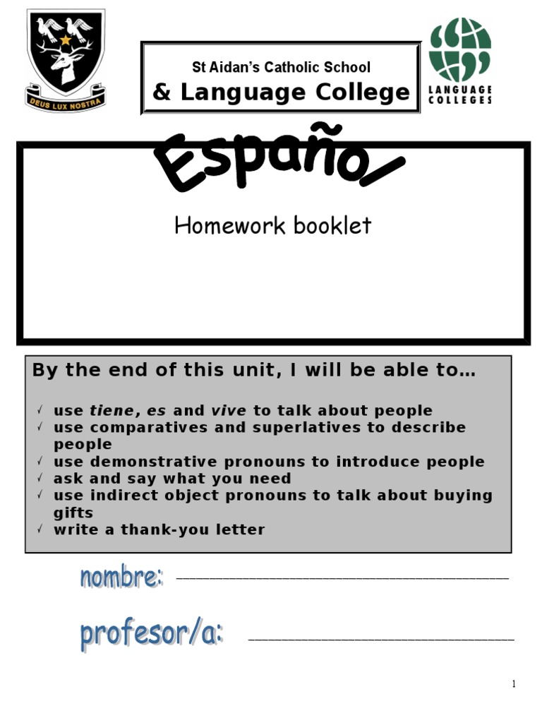 Listos 2 Unit 1 | PDF | Philology | Language Arts & Discipline