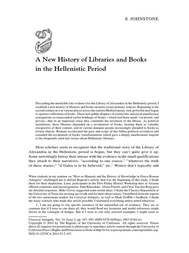 A New History of Libraries and Books in | PDF | Torah | Libraries