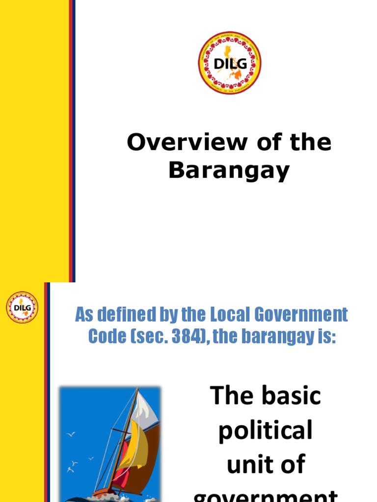 Overview of The Barangay | PDF | Taxes | Government